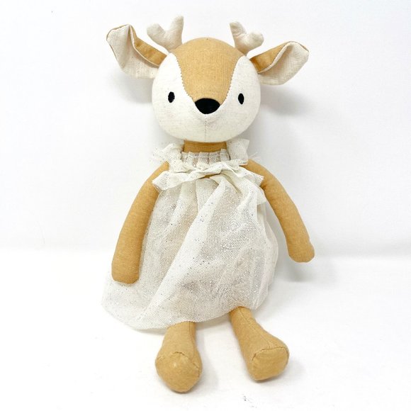 Jellycat | Toys | Jellycat Deer Girl Jolie Fawn 2 Stuffed Animal Tulle Dress Plush Toy | Poshmark